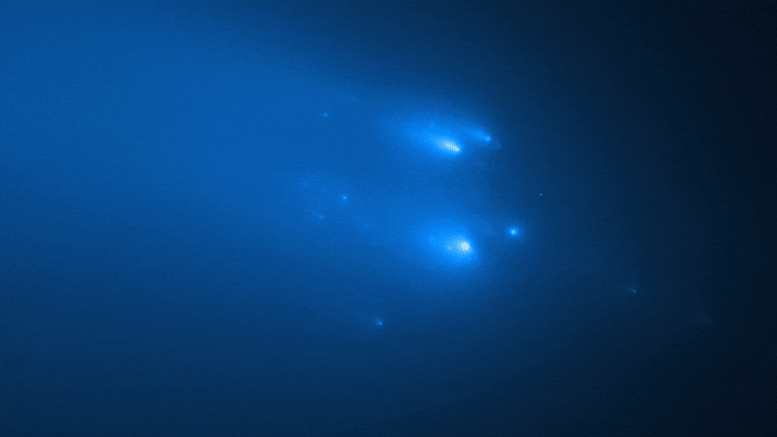 Spectacular Disintegration of Comet ATLAS Captured by Hubble Space ...