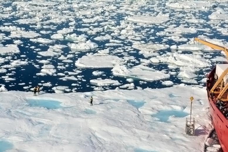 Arctic Sea Ice a Spring Hazard for North Atlantic Ships
