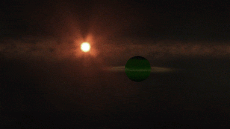 ESO and Hubble Reveal Fast-Moving, Wave-Like Features in the Debris Disk Around AU Microscopii