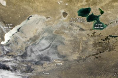 Vanishing Waters: The Stark Transformation From Aral Sea to Aralkum Desert