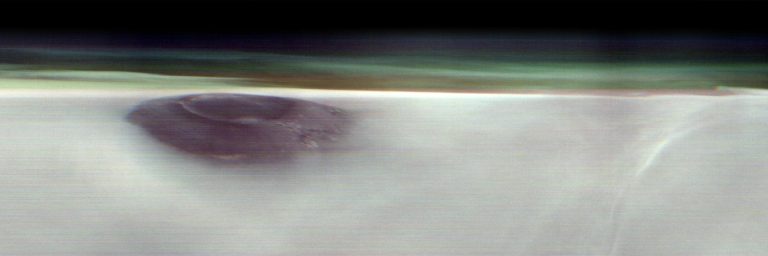 New NASA Image Shows Giant Mars Volcano Surging Through Ice Cloud Belt