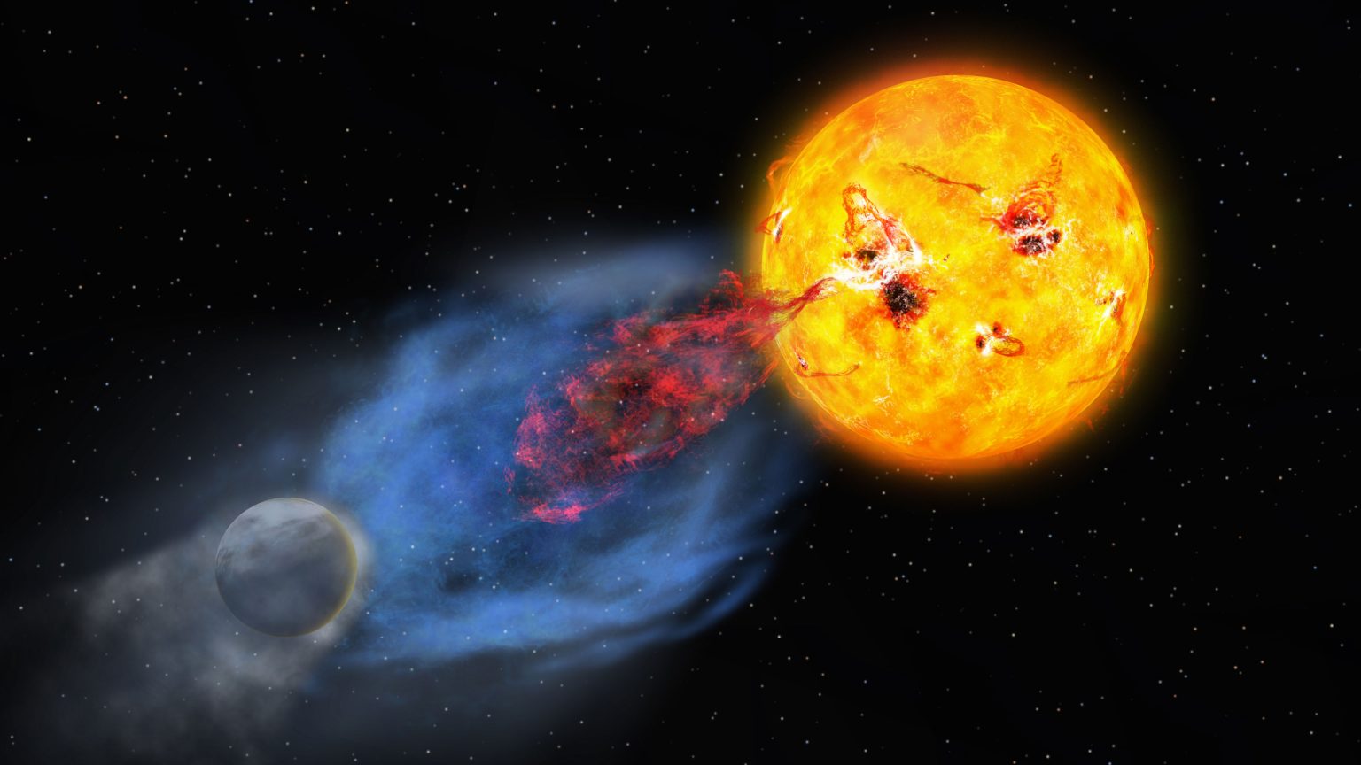 First Glimpse of a “Young Sun” Super-Eruption Captured by Astronomers