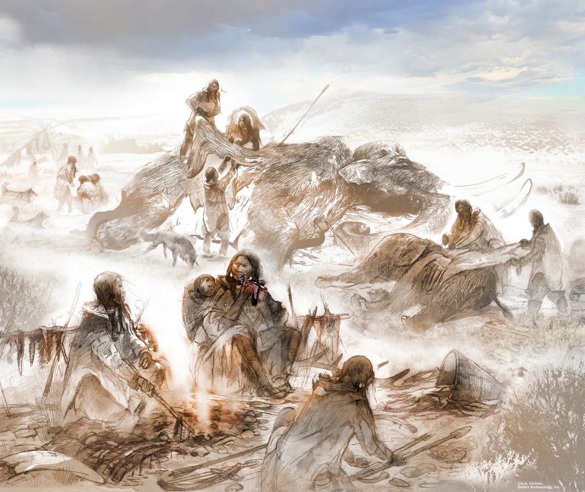 Scientists Uncover Ancient Ice Age Americans’ Secret to Survival: Mammoths