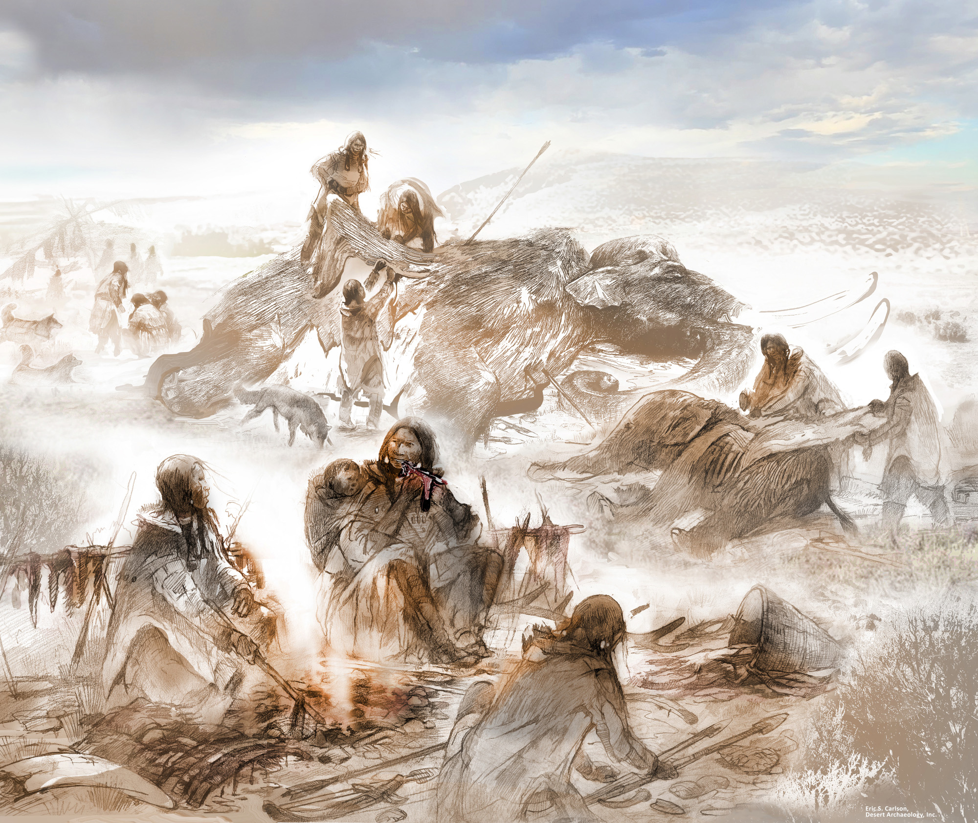 Scientists Uncover Ancient Ice Age Americans’ Secret to Survival: Mammoths