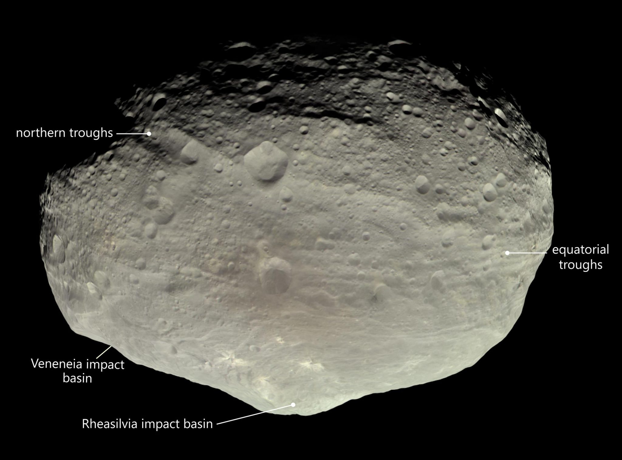 What Created the Mysterious Giant Troughs on Asteroid Vesta? New Theory ...