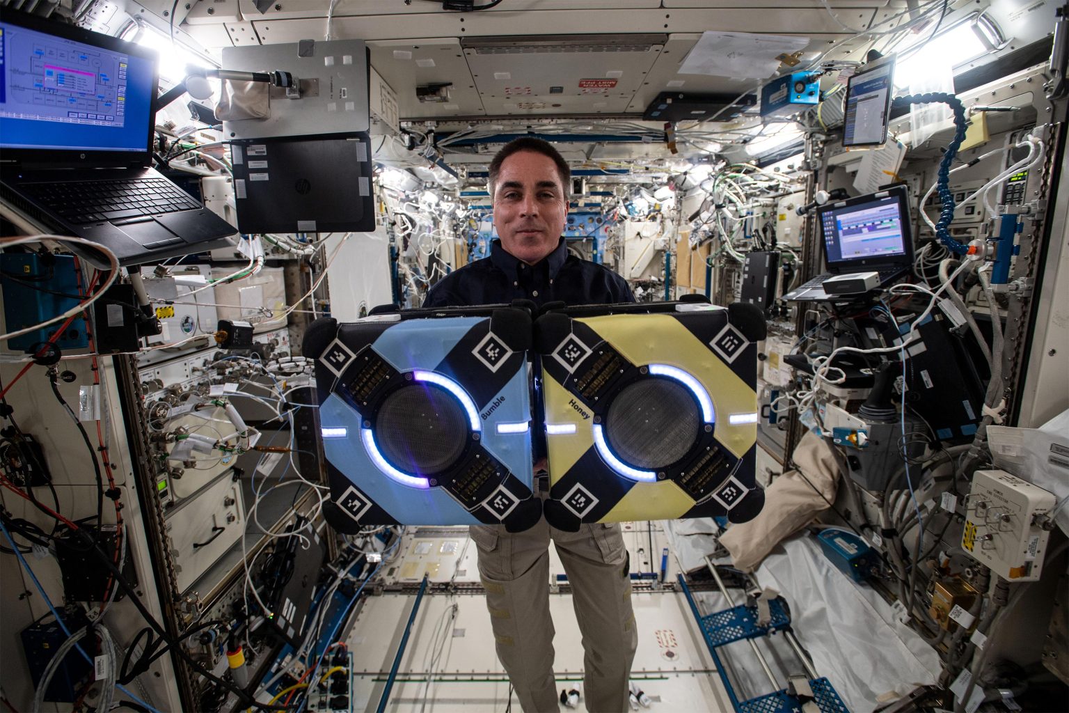 NASA Celebrates 3 Years of Astrobee Robotic Free-Flyers Buzzing on ...