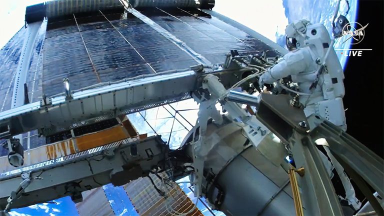 Power Leap: NASA Spacewalkers Successfully Install New Solar Array on ISS