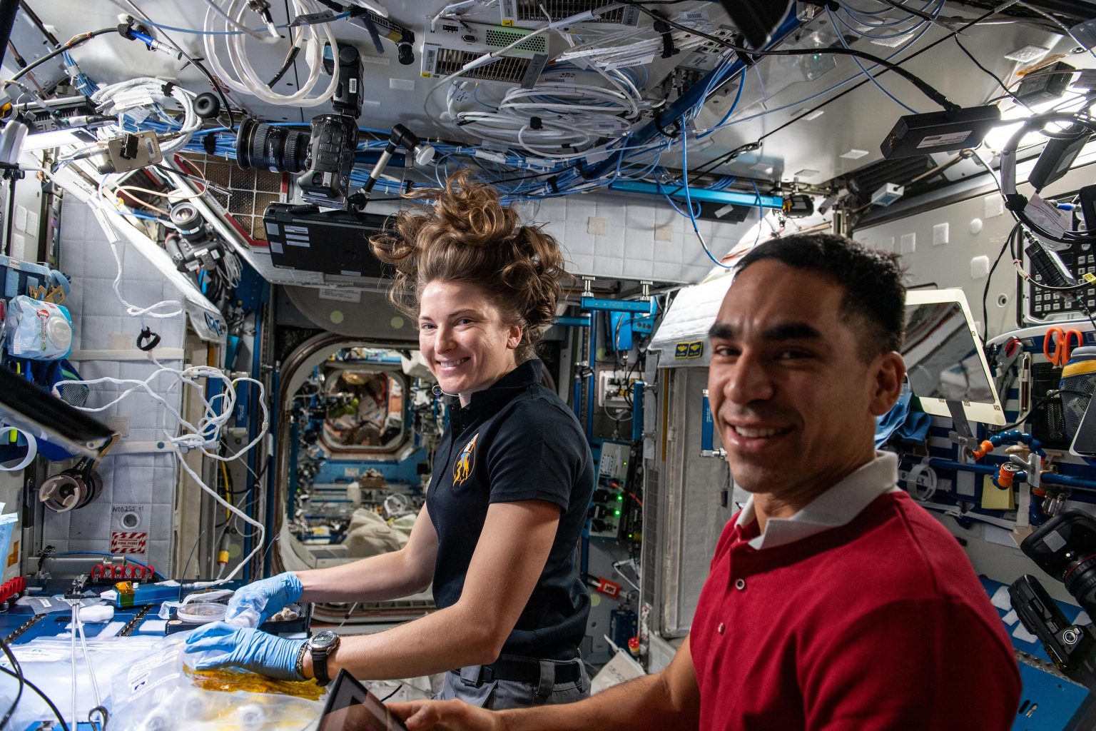 Space Station Crew Unloads Cygnus and Begins New Research