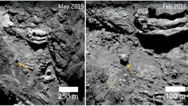 Astronomers Document Remarkable Changes on Comet 67P
