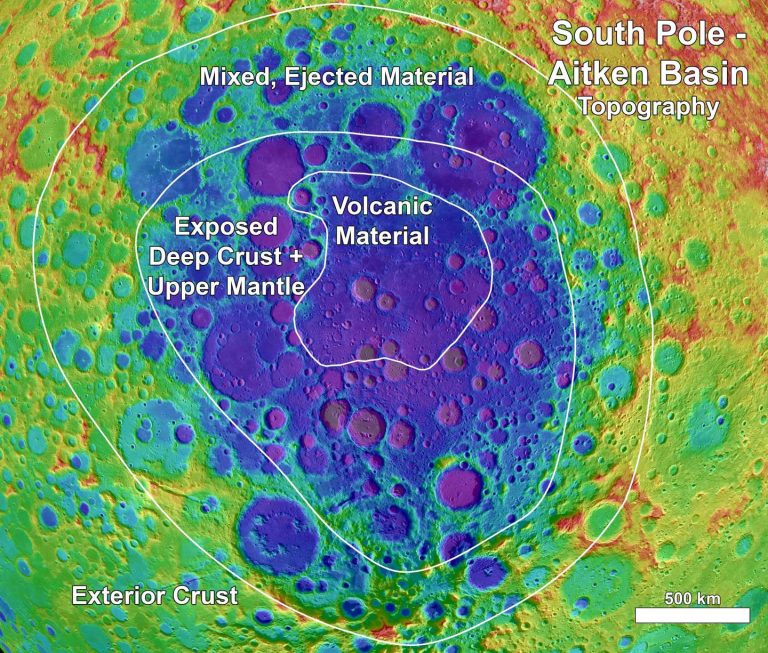 Scientists Map the Mineralogy of the Moon’s South Pole-Aitken Basin