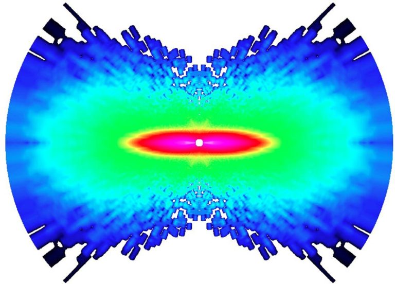 First Real-Time Image of Two Atoms Vibrating in a Molecule
