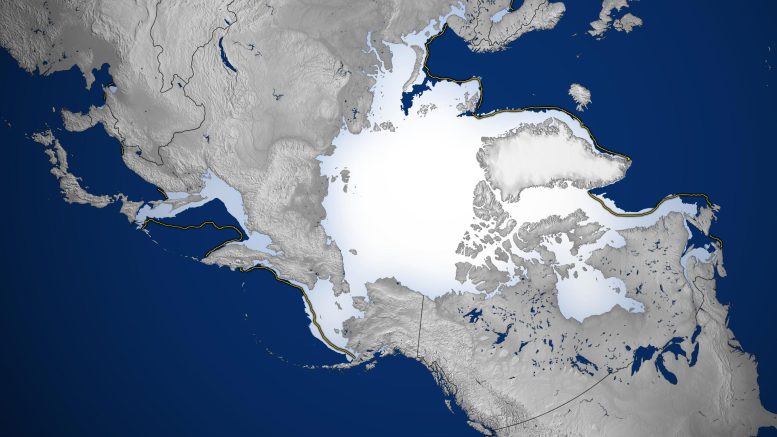 Landsat 8 Views Striking Patterns of Blue and Green in the Chukchi Sea