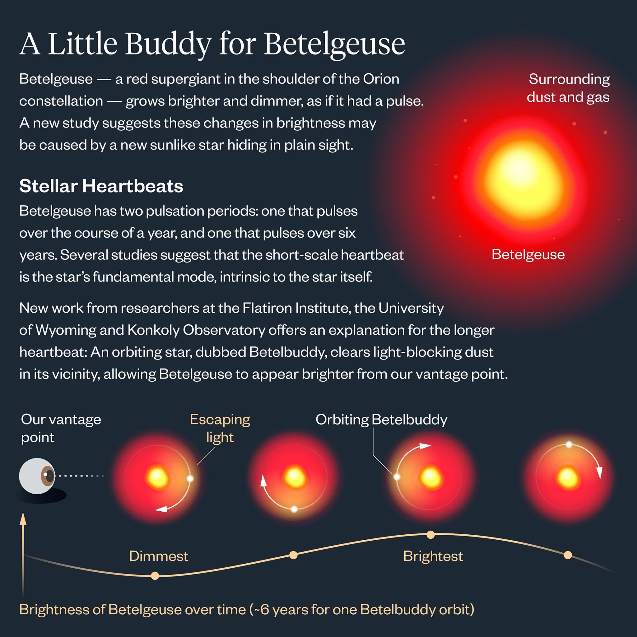 Betelgeuse’s Brightness Mystery Explained: Meet the Hidden “Betelbuddy ...