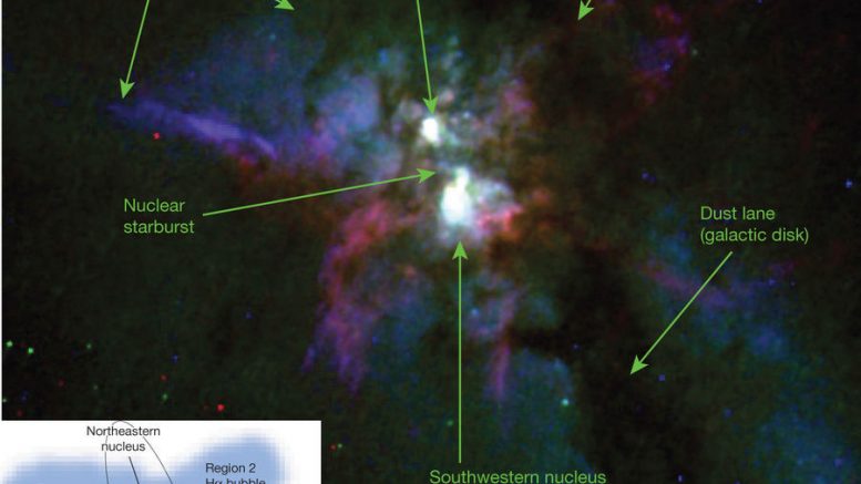 Three Supermassive Black Holes Discovered at the Core of One Galaxy