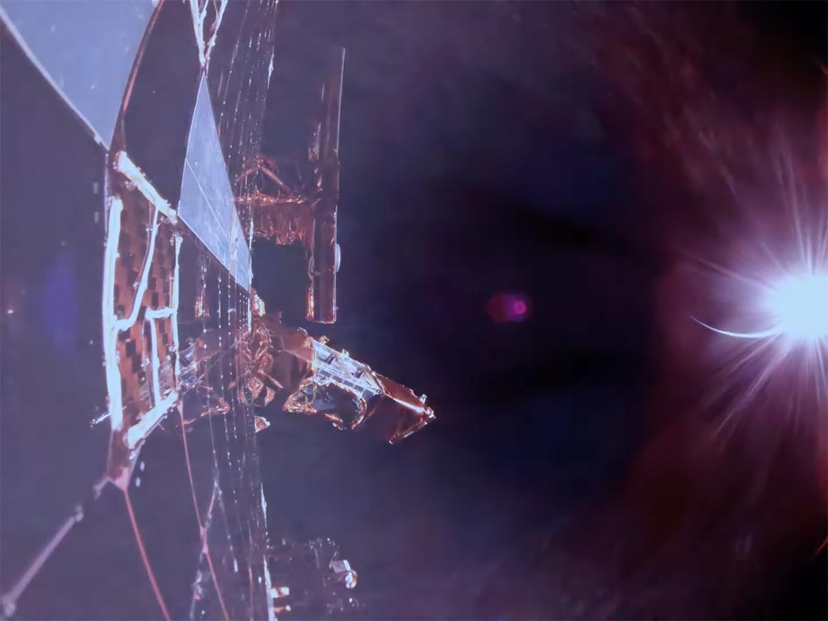 Blue Ghost Conducts First Main Engine Burn and Captures Breathtaking ...