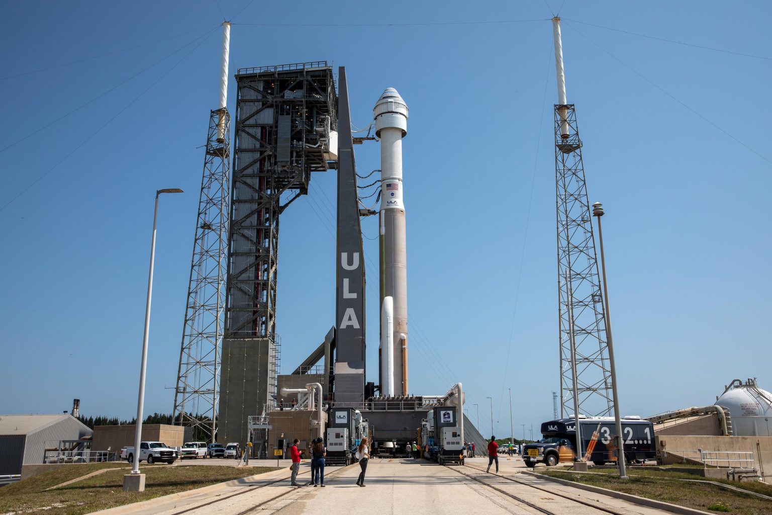 Boeing’s Orbital Flight Test-2 Starliner and Atlas V Rocket Roll Out To ...