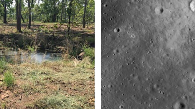 New ESA Image of Craters within the Hellas Basin on Mars