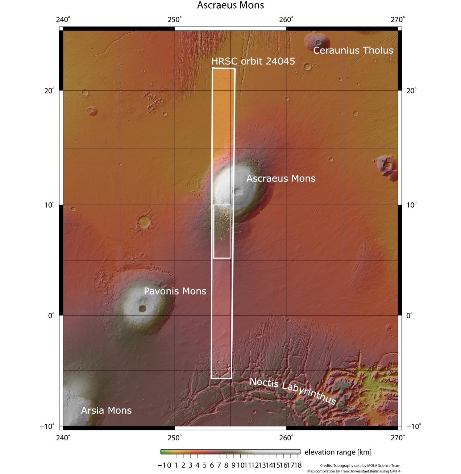 Mars’ Mega Volcano: A Tour of Ascraeus Mons’ Rugged Terrain