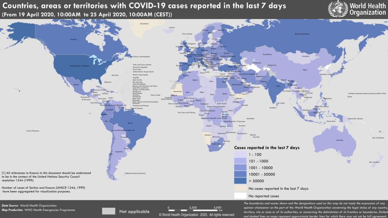 COVID-19 World Map: 2,719,897 Confirmed Cases; 207 Countries; 187,705 ...