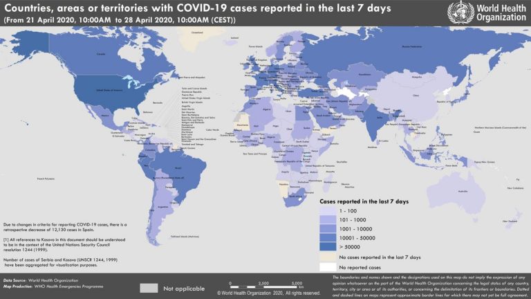 Coronavirus World Map: 2,954,222 Confirmed Cases; 207 Countries ...