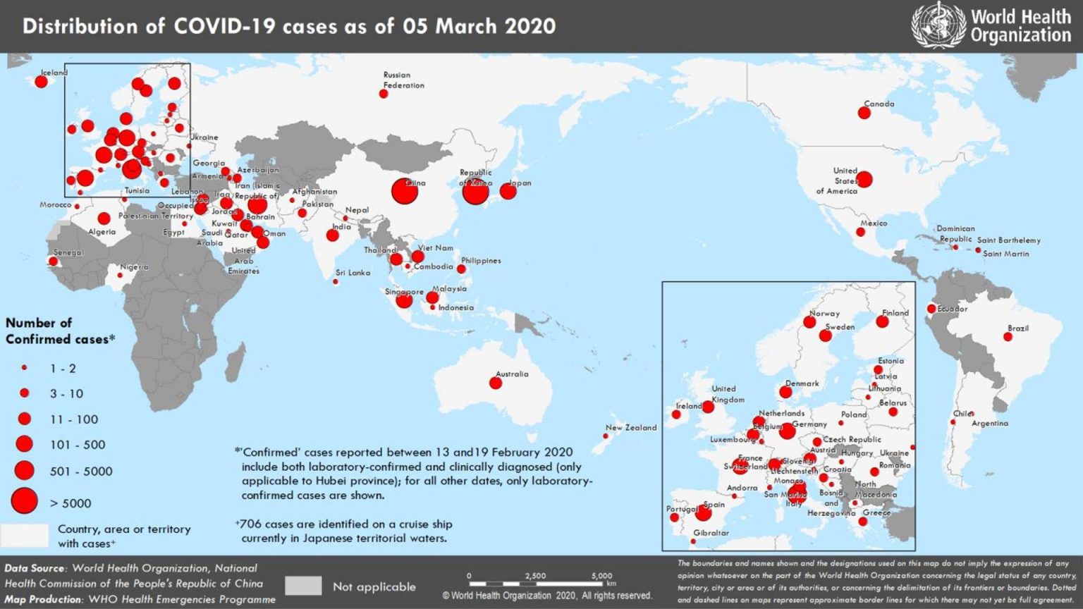 COVID-19 World Map: 414,179 Confirmed Cases; 192 Countries; 18,440 Deaths