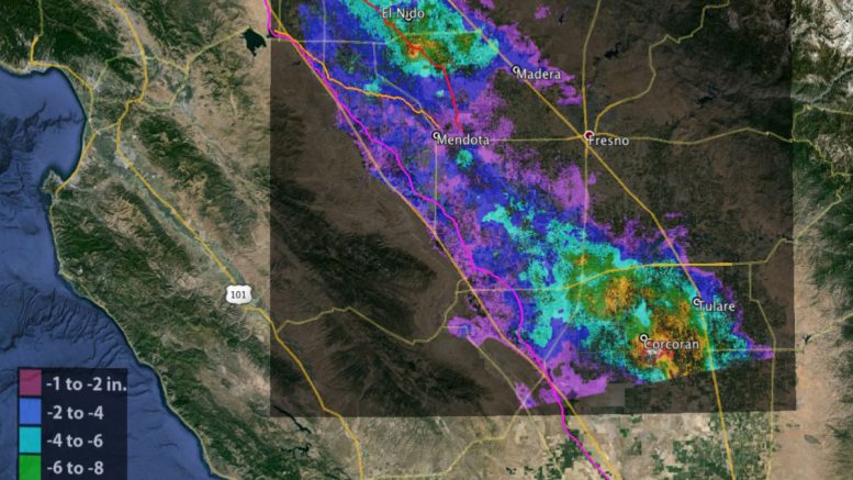 Tracking California’s Sinking Coast From Space: San Francisco, Monterey ...