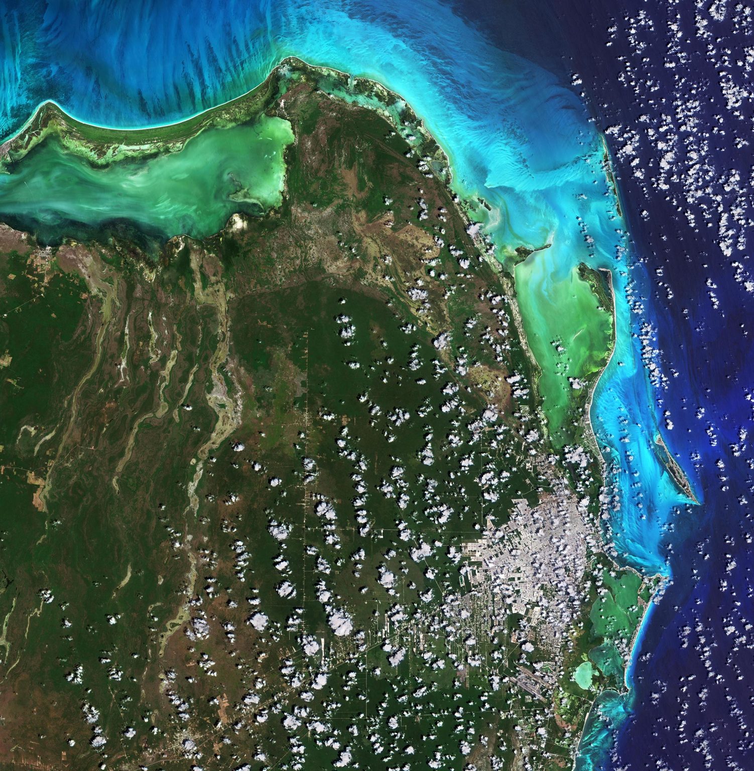 Exploring Earth From Space: Cancún, Mexico Captured in Stunning ...