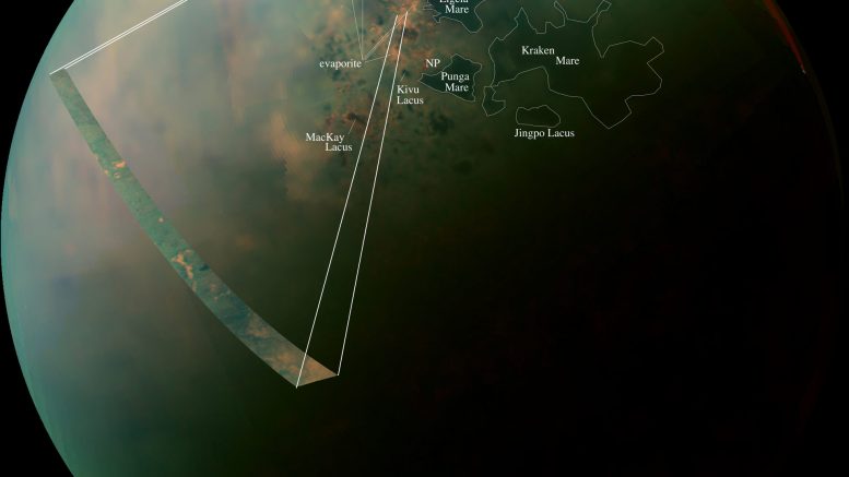 Natural Color View of Saturn and Titan