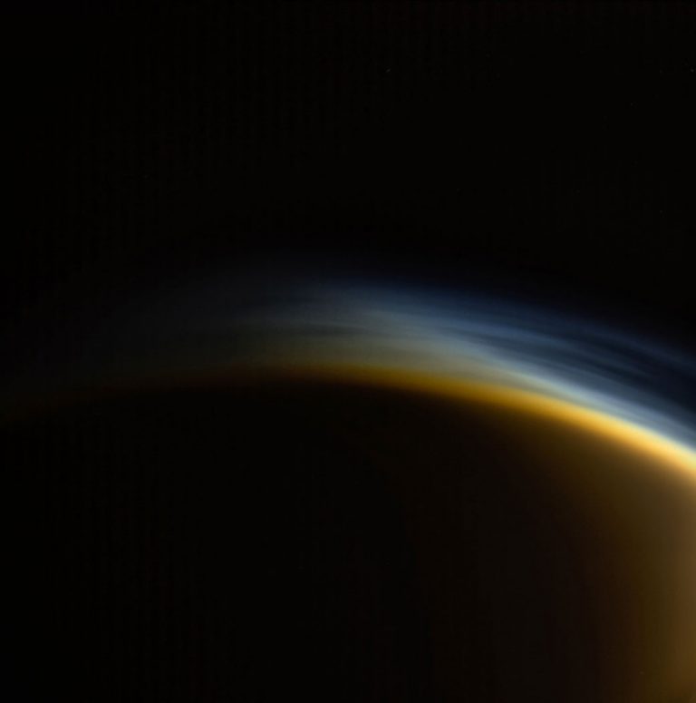 Cassini Image of the Twilight Haze in Titan's Upper Atmosphere