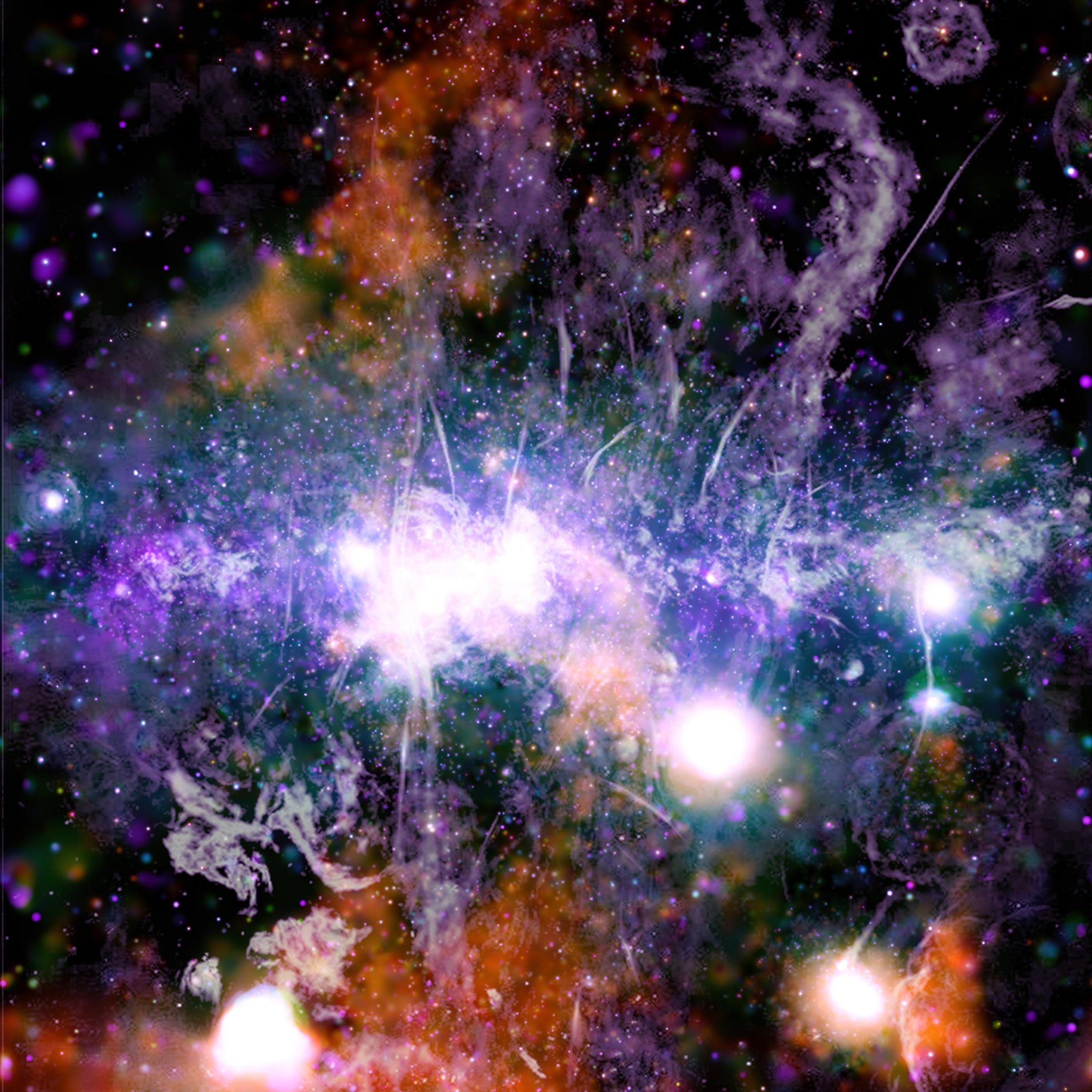 Stunning New Image of the Center of Our Galaxy Hints at Previously ...