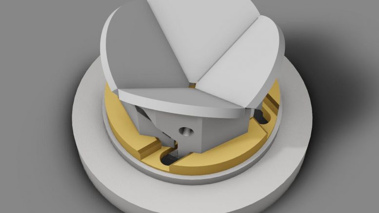 Super-Resolution Imaging of a Single Cold Atom on a Nanosecond Timescale