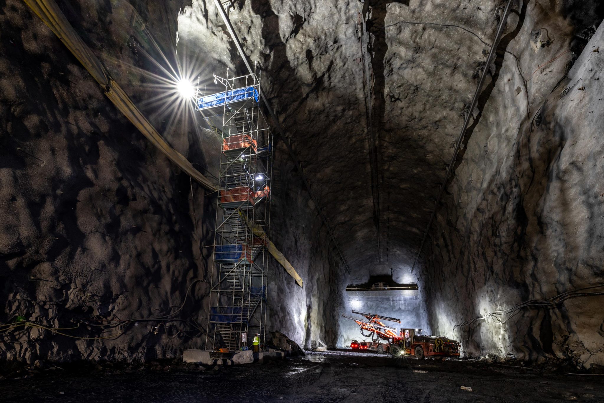 Colossal Caverns Excavated Deep Underground for DUNE Neutrino Experiment
