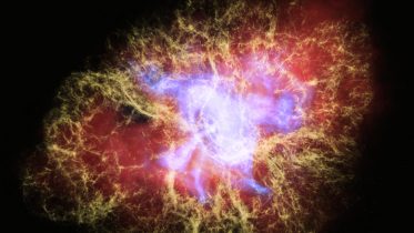 Supernova Shock Wave Breaks Through a Cocoon of Gas
