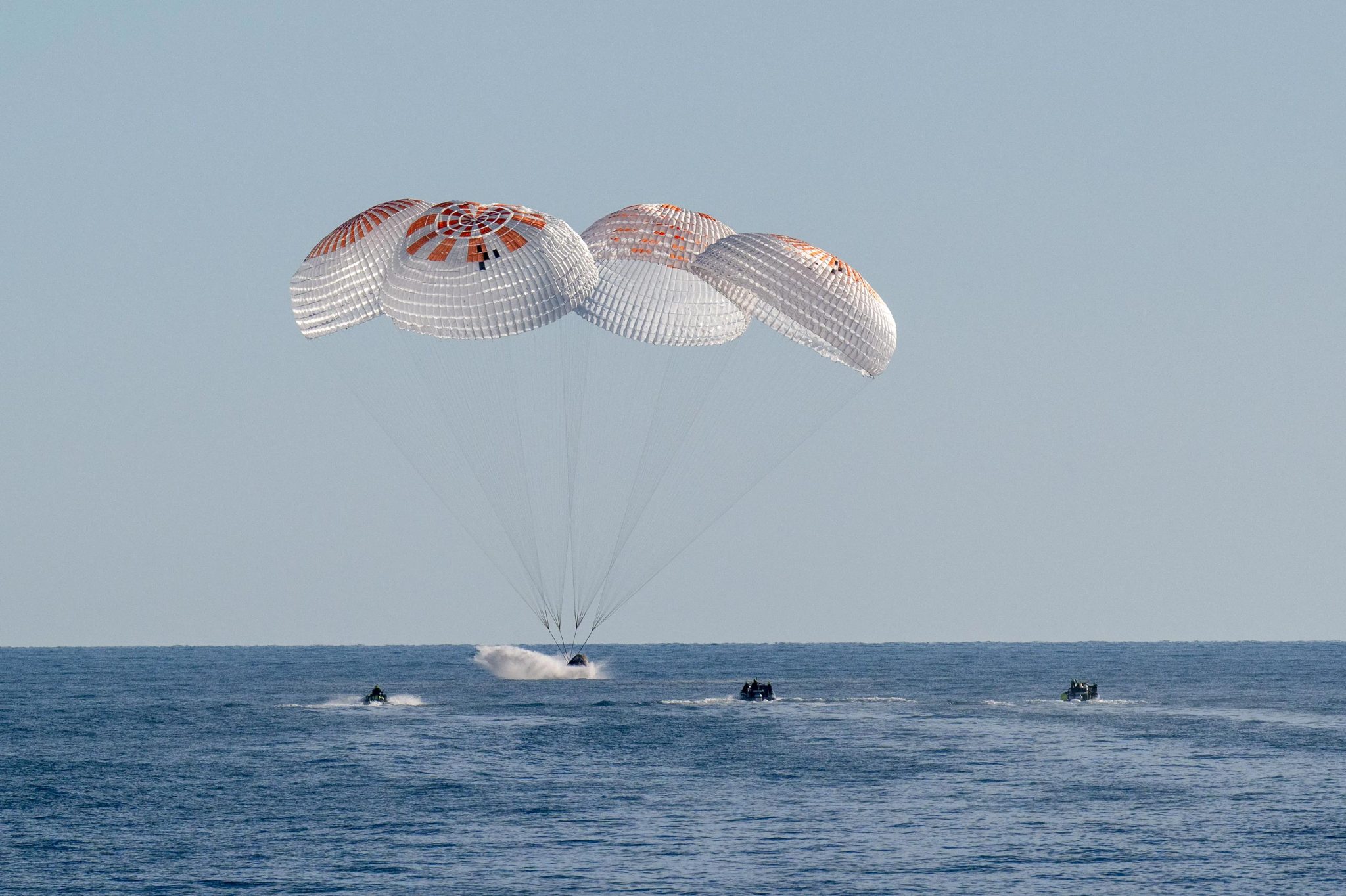 NASA’s SpaceX Crew-9 Splashes Down Off Coast of Florida