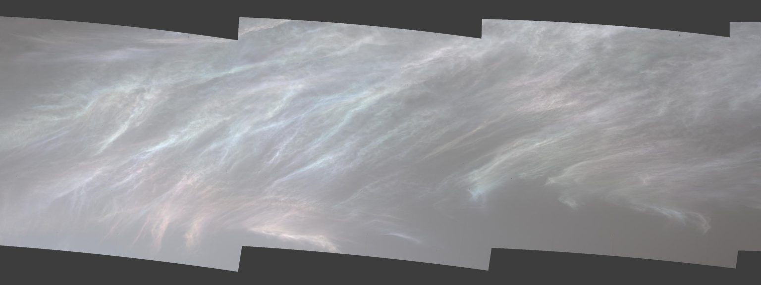 NASA’s Curiosity Rover Captures Strange Shimmering Iridescent Clouds on ...