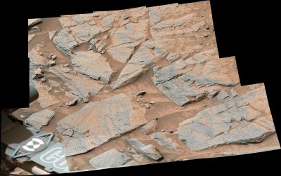 NASA’s Curiosity Rover Views Rhythmic Rock Layers on Mars