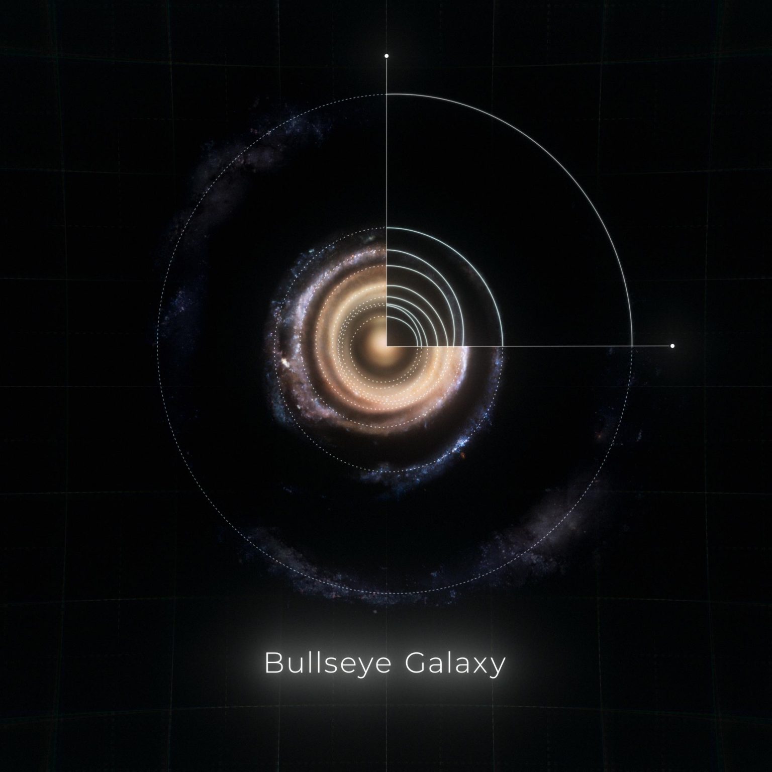 Hubble Captures a Cosmic Bullseye, Revealing a Stunning Nine-Ring Galaxy