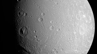 New Cassini Image - Dione Before the Rings