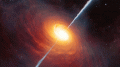 Plasma-Spewing Quasar Shines Light on Early Galaxy Formation