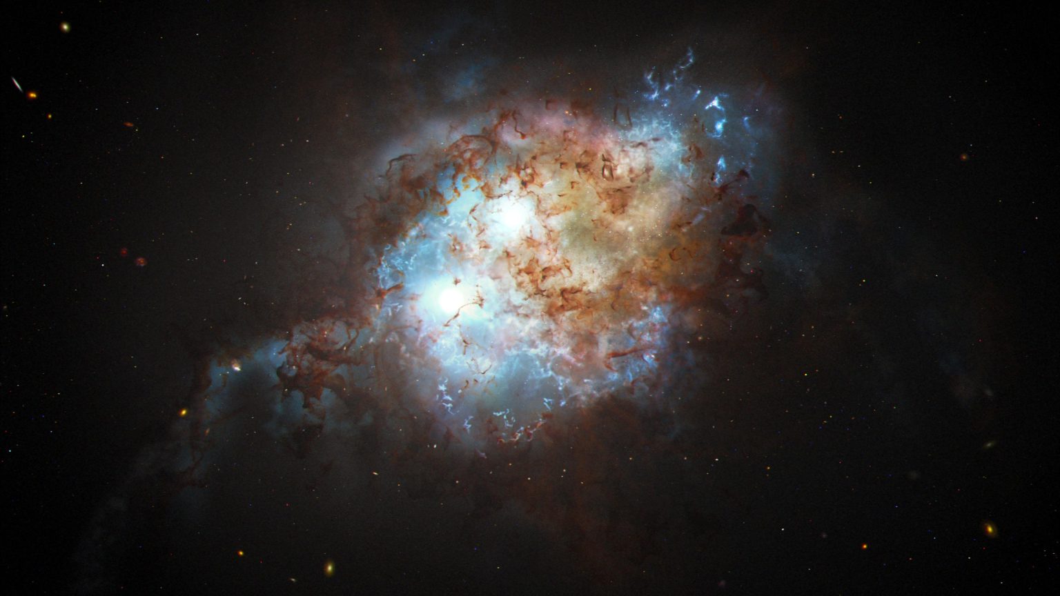 Unexpected Double Quasar Discovered – Pair of Merging Galaxies Ignite ...