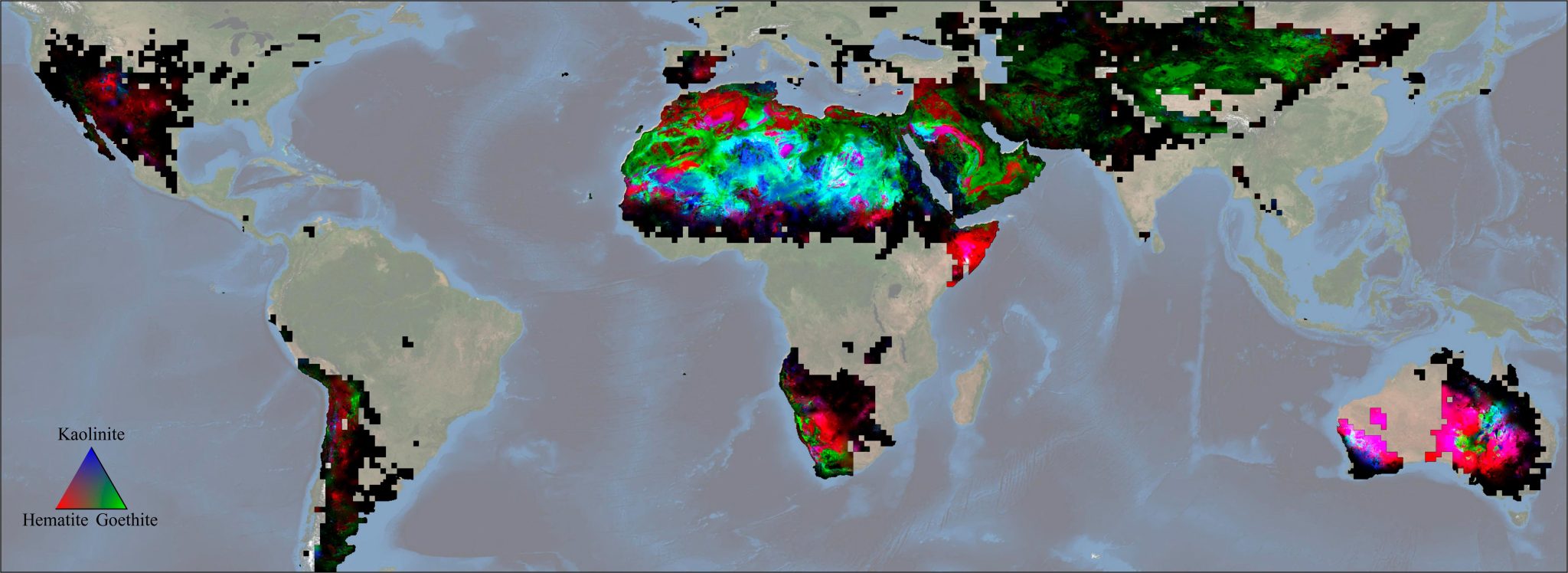NASA Unveils First-Ever Global Maps of Earth’s Surface Minerals