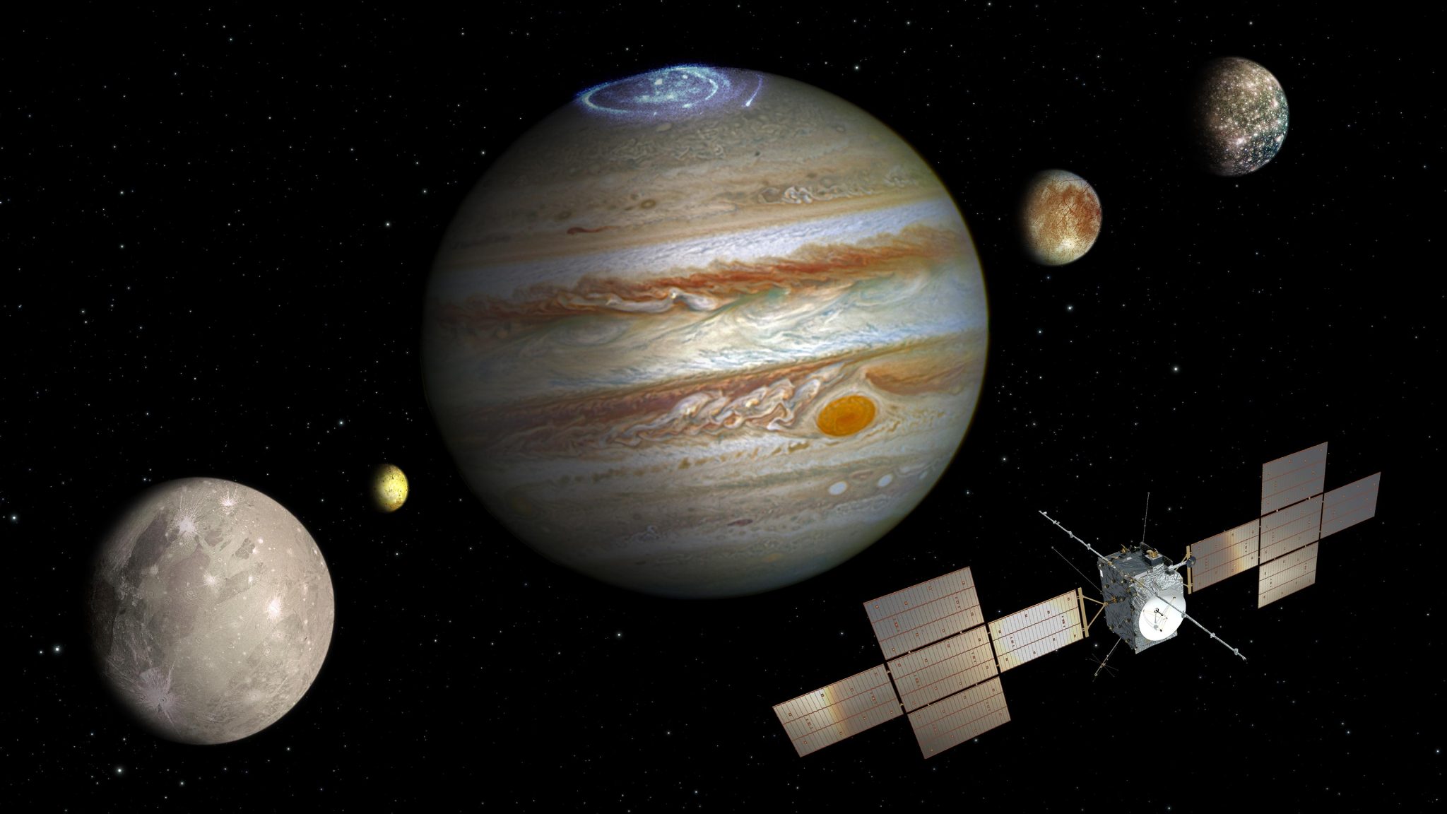 Hubble Reveals Underground Ocean on Jupiter's Moon Ganymede