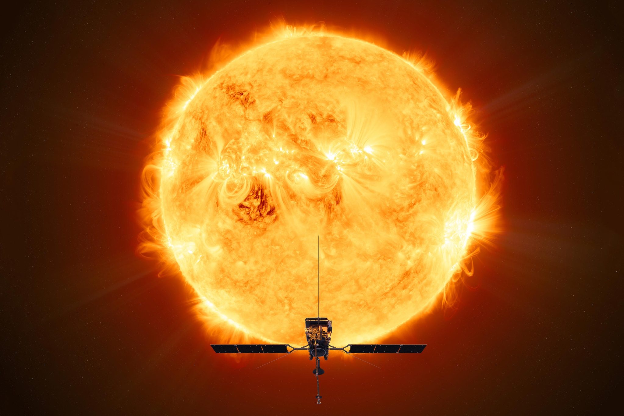 Solar Orbiter Spacecraft Captures the Full Sun in Unprecedented Detail