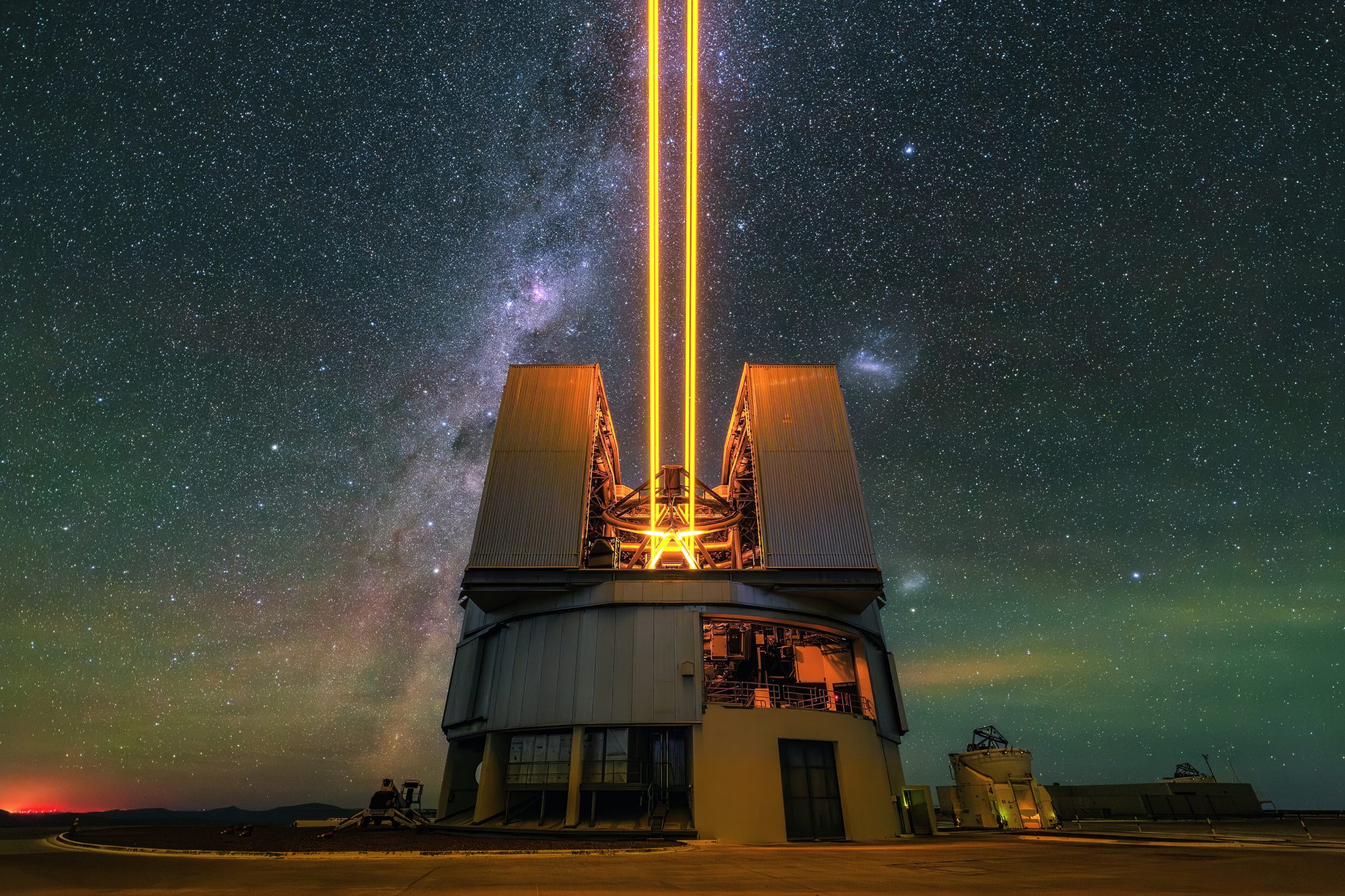 This Giant Telescope Shoots Lasers Into Space – And It’s Brilliant