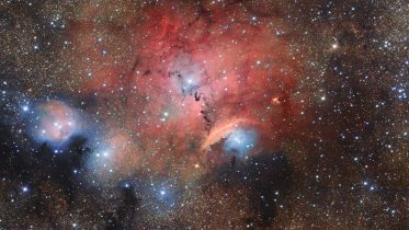 ESO’s VLT Survey Telescope Views Glowing Cloud of Gas Sharpless 2-54