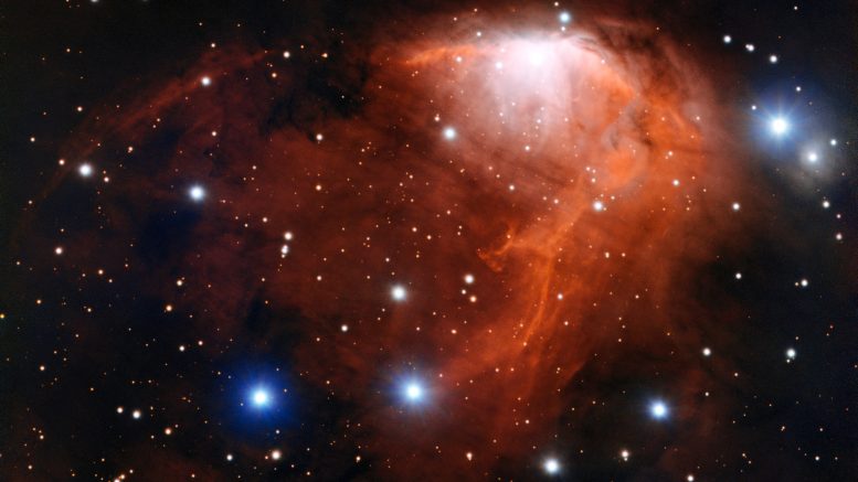 ESO’s Very Large Telescope Shows Star Cluster RCW 38 In All Its Glory