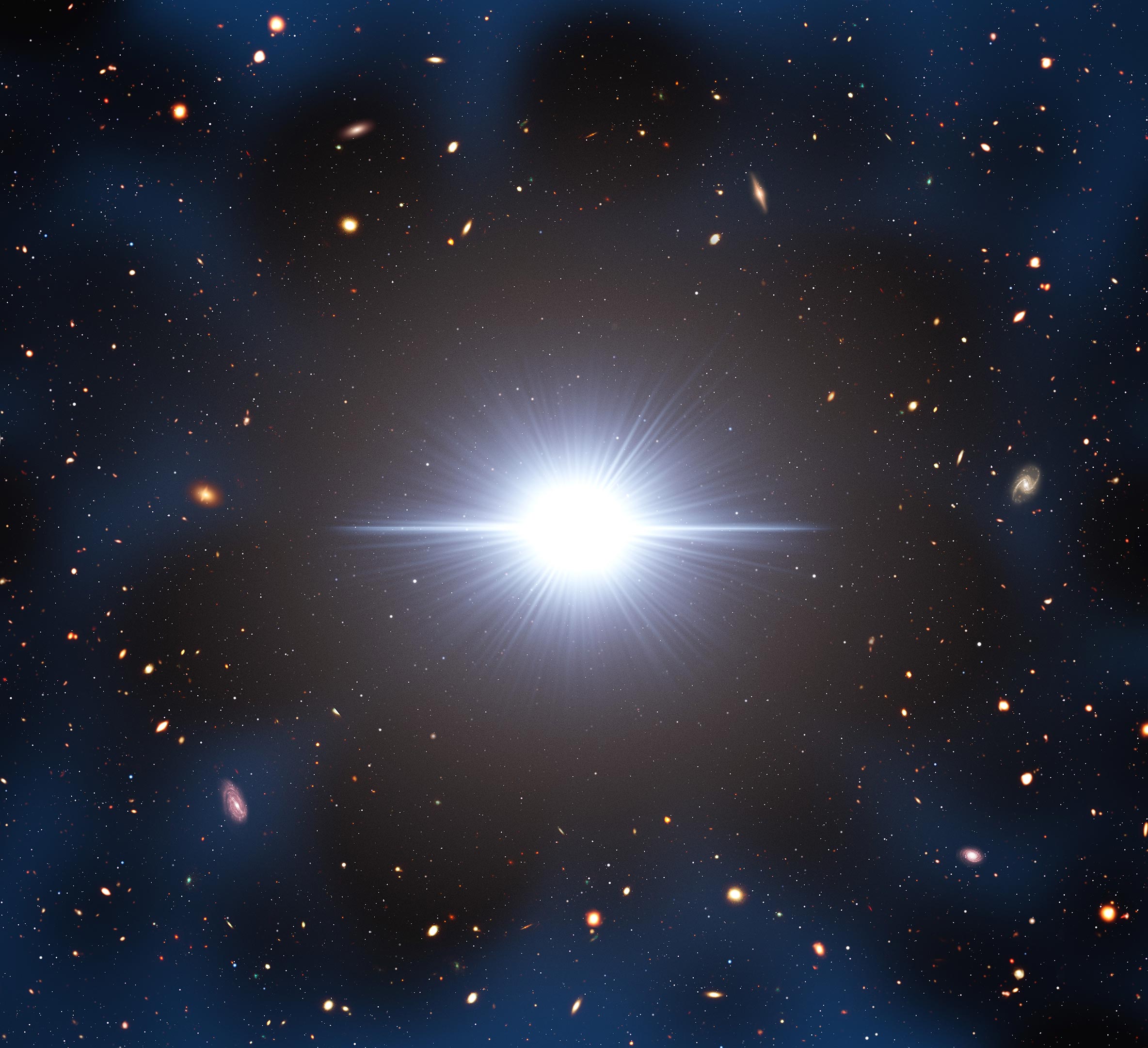 Dark Energy Camera Unveils the Mysteries of Dense Yet Isolated Quasar ...