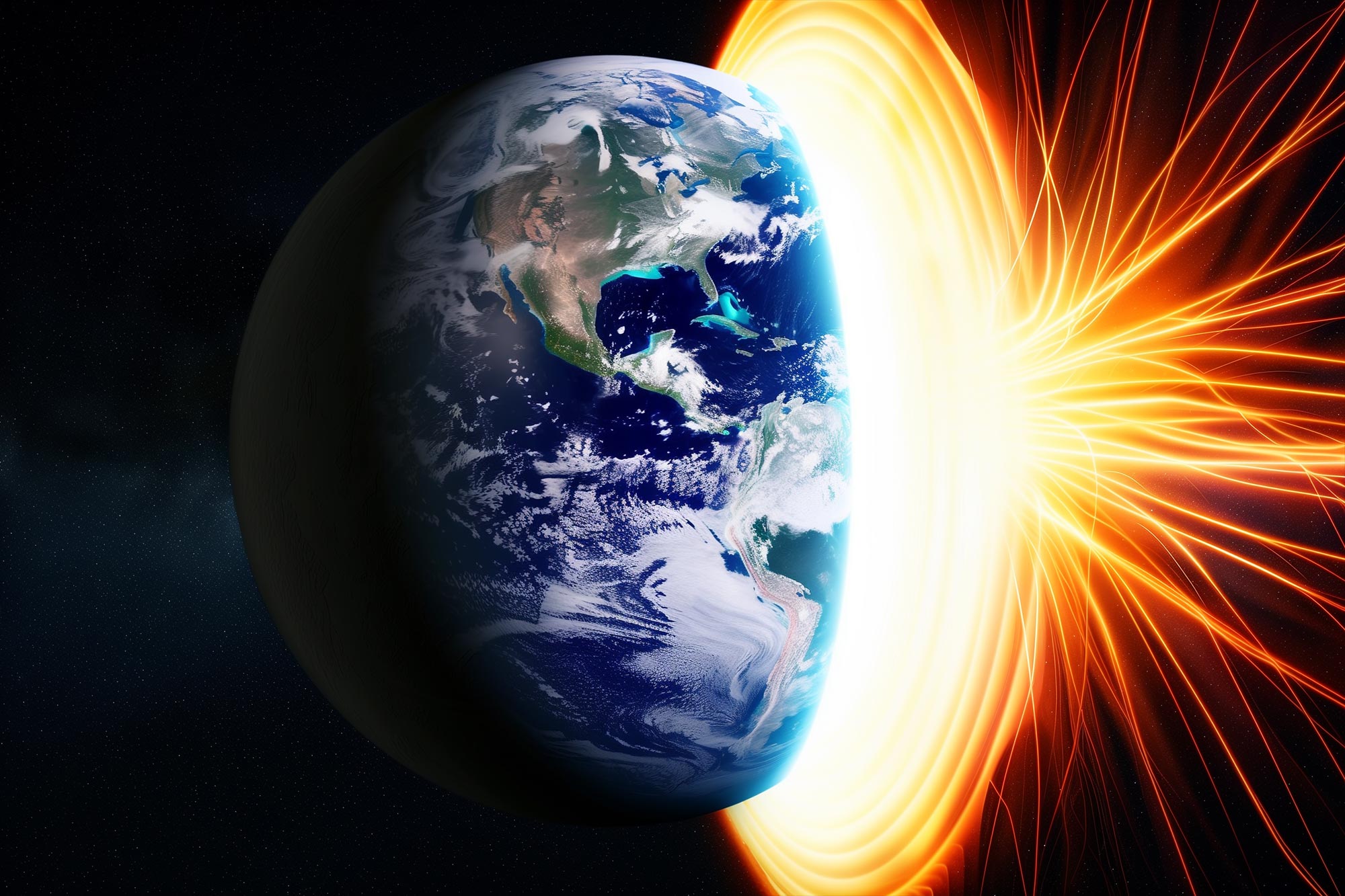 Magnetic Reversal Animation