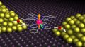 Electronic Read-Out of the Quantum State of an Atom