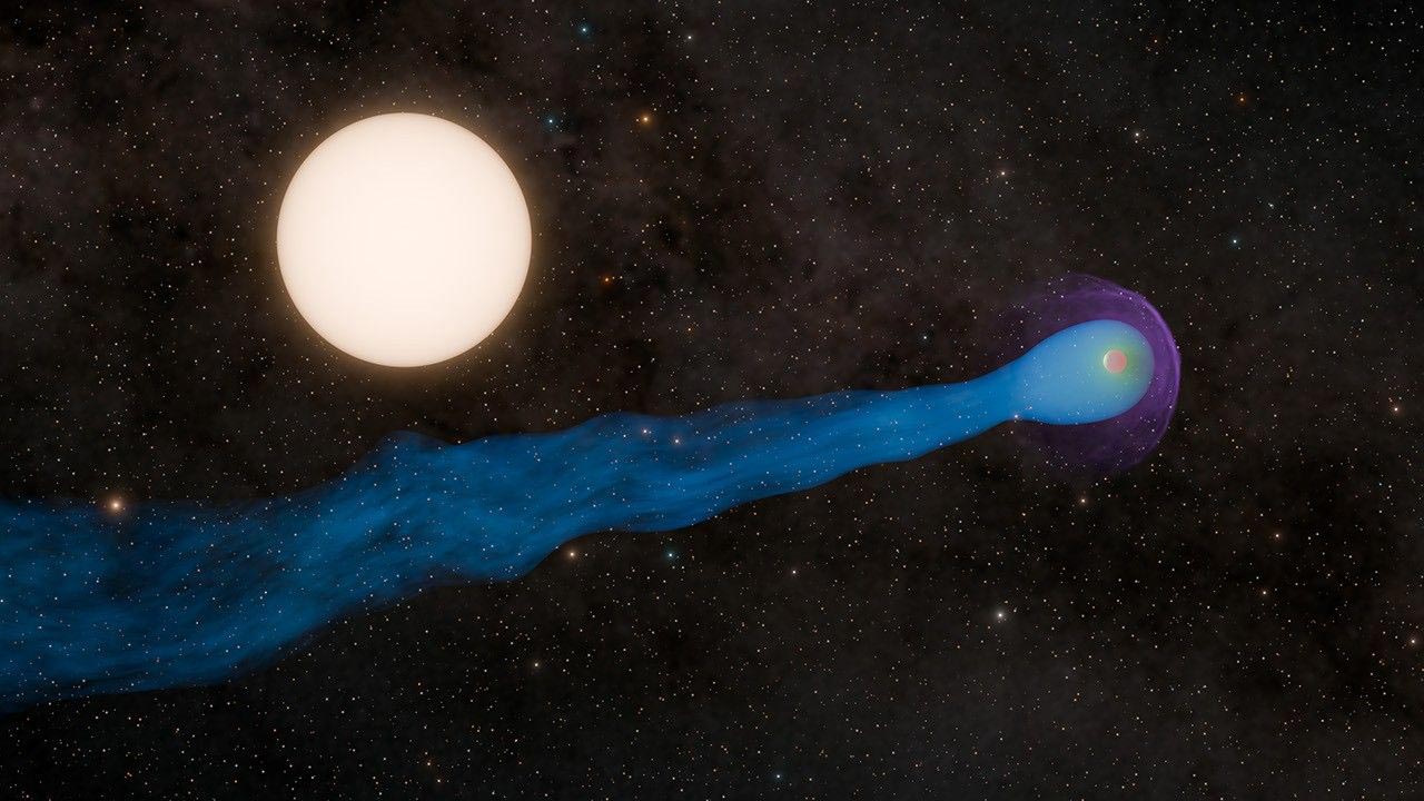 Astronomers Unveil the Mysterious 350,000-Mile Tail of Exoplanet WASP-69 b